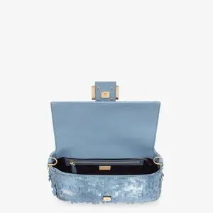 Fendi Baguette Sequined Medium Bag