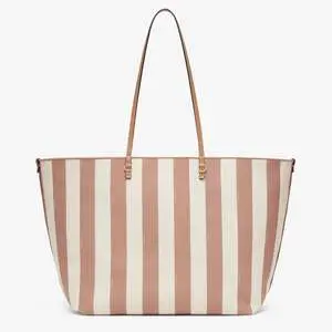 Fendi Large Reversible Shopper Bag - Beige
