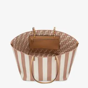 Fendi Large Reversible Shopper Bag - Beige