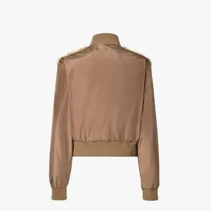 Fendi Bomber Jacket With Mink Insert