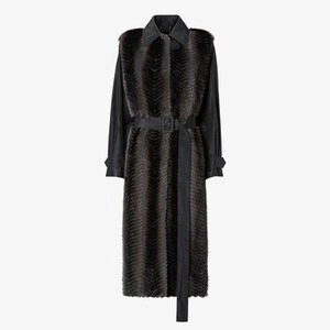 Fendi Trench Coat - Black