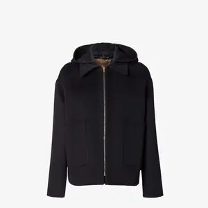 Fendi Short Wool Blouson Jacket With Detachable Fur Gilet - Beige