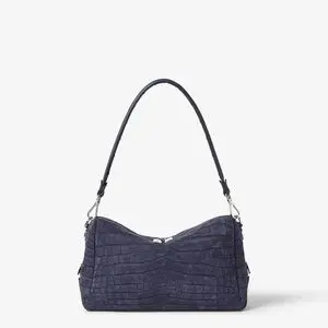 Fendi Lui Medium Crocodile Bag - Blue