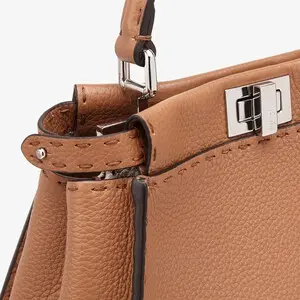 Fendi Peekaboo Mini Cuoio Romano Leather Bag