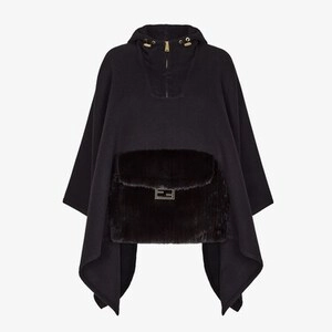 Fendi Poncho - Black