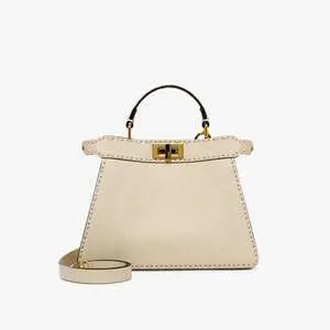 Fendi Peekaboo Iseeu Small Selleria Bag - Beige