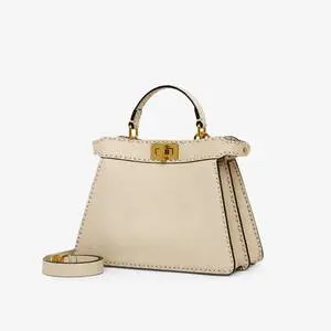 Fendi Peekaboo Iseeu Small Selleria Bag - Beige