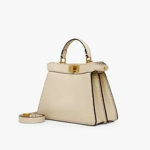 Fendi Peekaboo Iseeu Small Selleria Bag - Beige