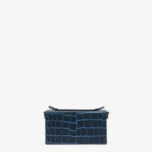 Fendi Baguette Soft Trunk In Alligator Leather