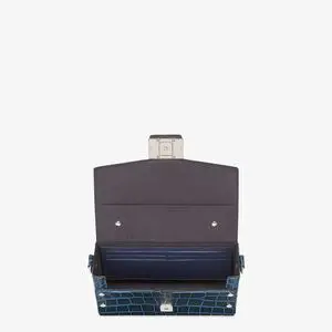 Fendi Baguette Soft Trunk In Alligator Leather