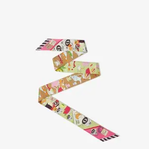 Fendi Wrappy Silk Scarf - Multicolour