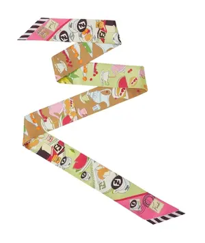 Fendi Wrappy Silk Scarf - Multicolour