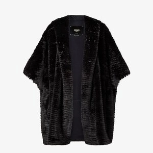 Fendi Poncho - Black