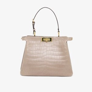Fendi Peekaboo Soft Medium - Grey