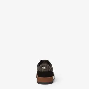 Fendi Match Trainers - Brown