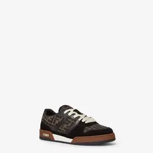 Fendi Match Trainers - Brown