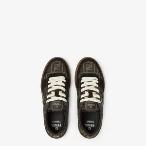 Fendi Match Trainers - Brown
