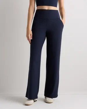 Quince Ultra-form High-rise Wide Leg Pants - Deep Navy