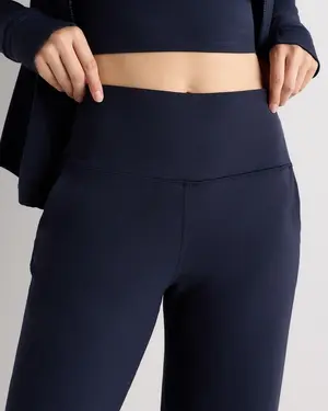 Quince Ultra-form High-rise Wide Leg Pants - Deep Navy