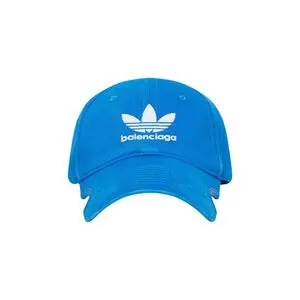 Balenciaga X Adidas Trefoil Logo Cap /white - Blue