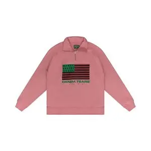 DENIM TEARS 1619 Quarter Zip - Pink