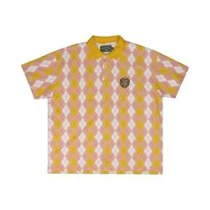 DENIM TEARS Intarsia Polo - Pink