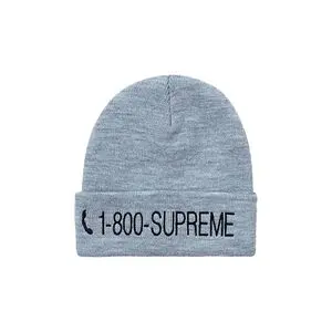 Supreme 1-800 Beanie 'heather - Grey