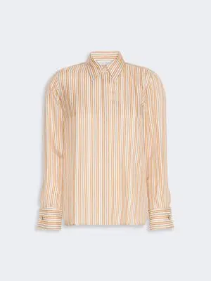 Max Mara Striped Silk Shirt