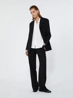 Max Mara Wool Cady Trousers