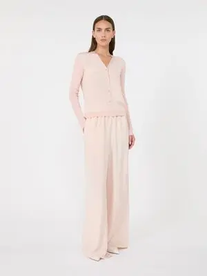 Max Mara Cashmere And Silk V-neck Cardigan