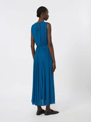 Max Mara Pleated Jersey Dress