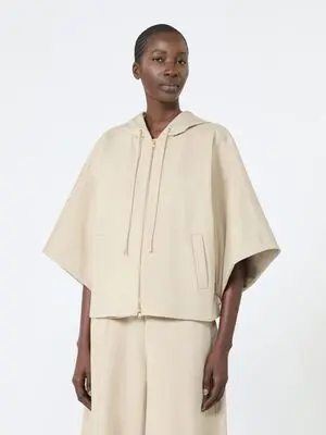 Max Mara Technical Cotton Jersey Boxy Sweater