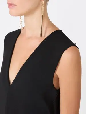 Max Mara Long Plissé-pleated Viscose Dress