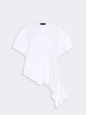 Max Mara Asymmetrical Cotton T-shirt