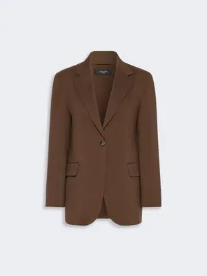 Max Mara Single-breasted Woollen Cloth Blazer