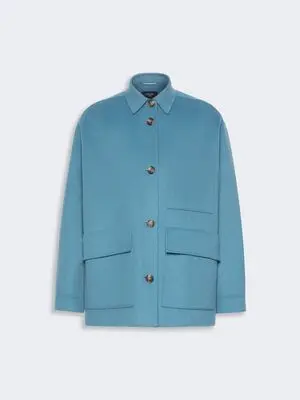 Max Mara Double Wool Jacket - Light Blue