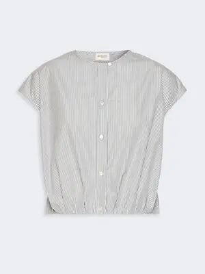 Max Mara Cotton Poplin Crop Top