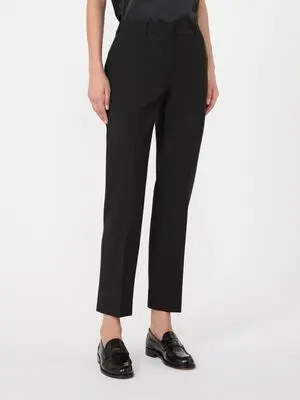 Max Mara Stretch Wool Cigarette Trousers