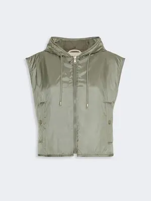 Max Mara Reversible Water-repellent Padded Gilet - Kaki