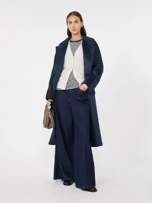 Max Mara Wool, Silk, And Cashmere V-neck Cardigan