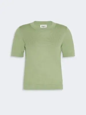 Max Mara Wool, Silk And Cashmere Sweater - Green