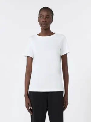 Max Mara Stretch Jersey Basic T-shirt