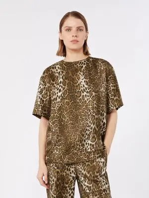 Max Mara Printed Silk Blouse