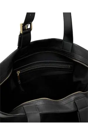 ALLSAINTS Alba Leather Zip Tote
