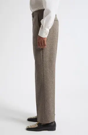 Valentino Garavani Tailored Straight Leg Wool Blend Trousers