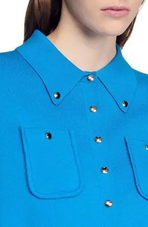 Sandro Cardigan With Metal Buttons