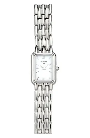 D.LOUISE Classic Bracelet Watch - Silver