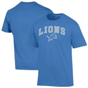 Champion Detroit Lions Arch Over Logo T-shirt - Blue