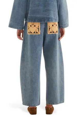 Farm Rio Richelieu Wide Leg Jeans