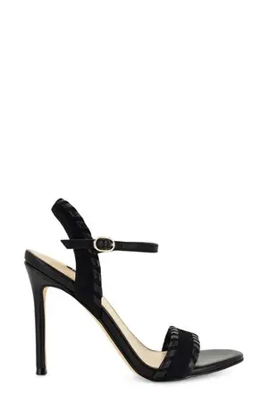 Nine West Maora Ankle Strap Stiletto Sandal - Black